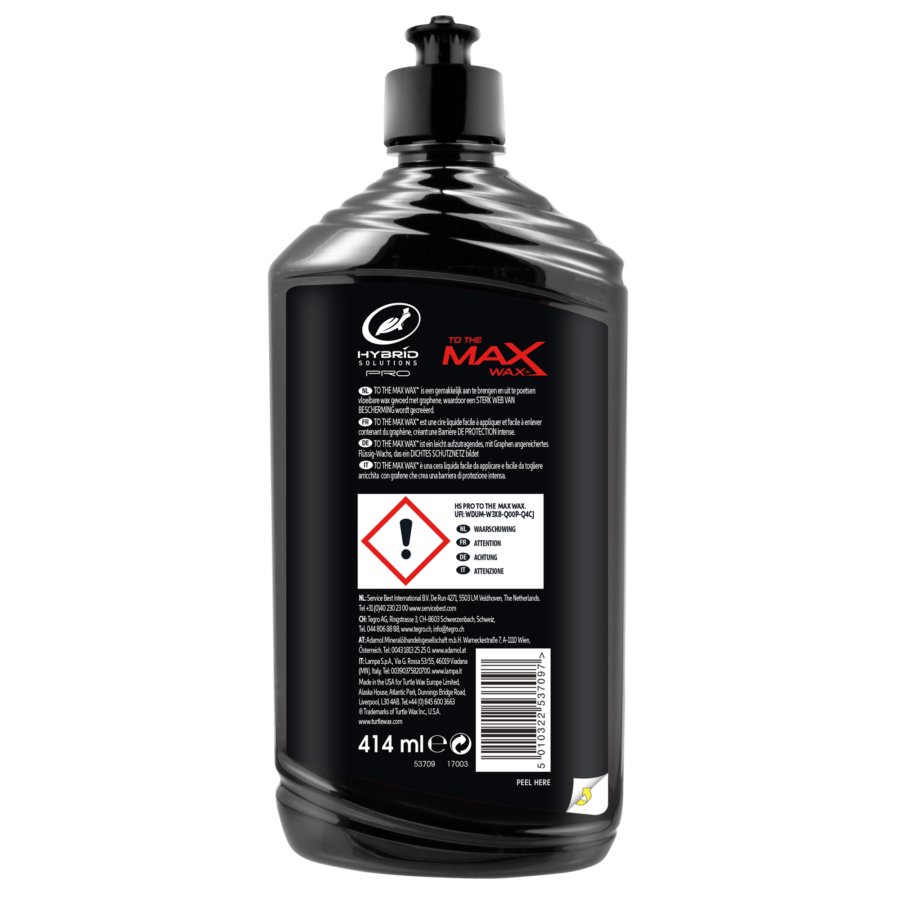 Graphene max wax Turtle wax 414ML : Auto5.be