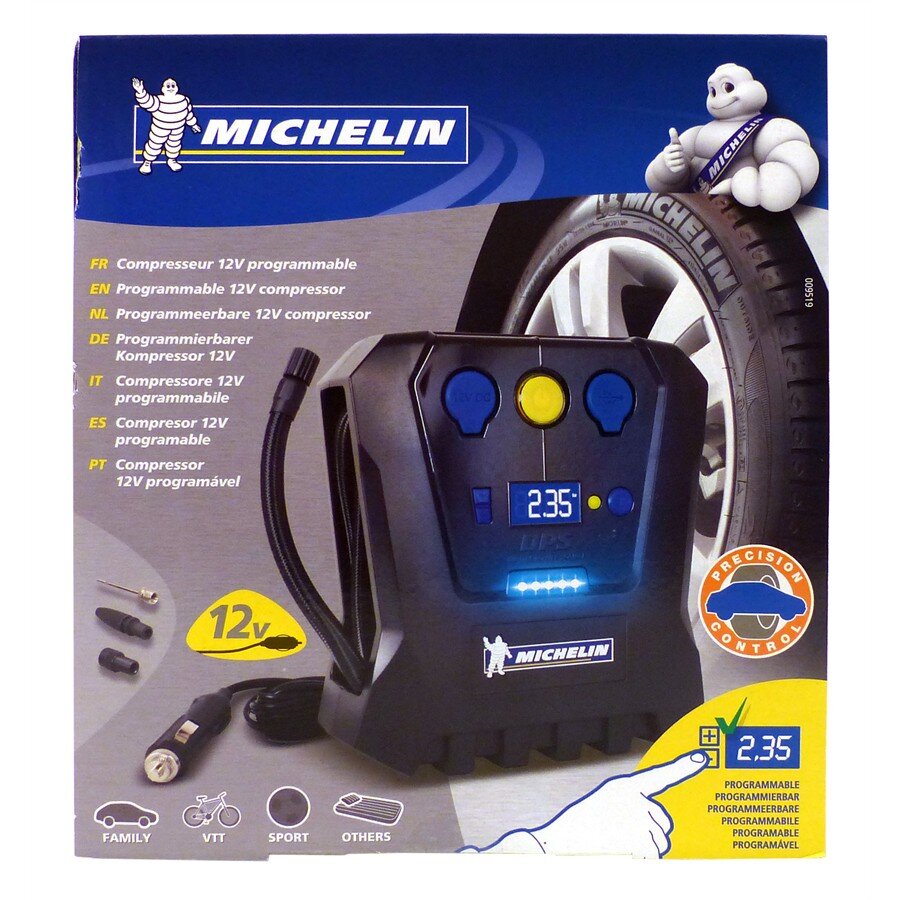 Mini compresseur digital programmable MICHELIN : Auto5.be