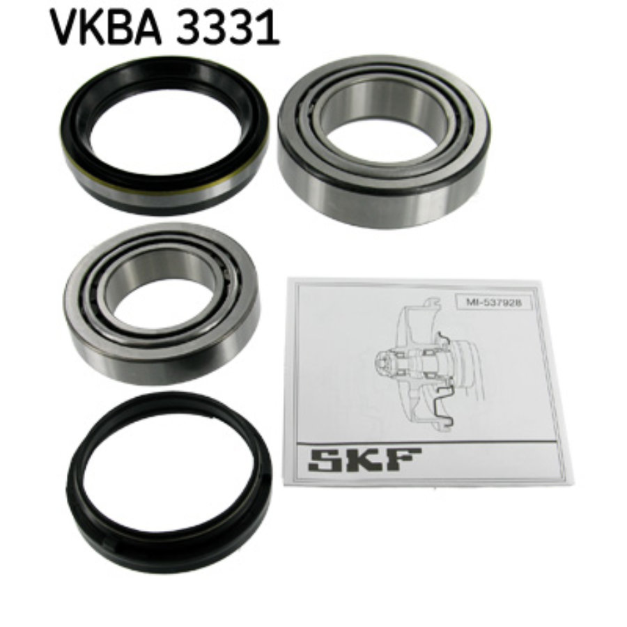 Set wiellagers vooraan SKF VKBA3331 : Auto5.be